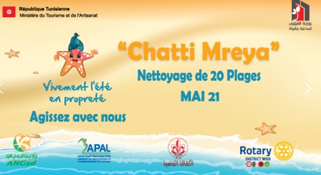 «Chatti mreya» campagne de nettoyage de 20 plages | Tunisie Tribune