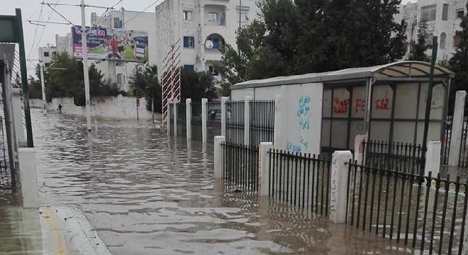 Les rues d’El Mourouj 3 inondées (photos) | Tunisie Tribune