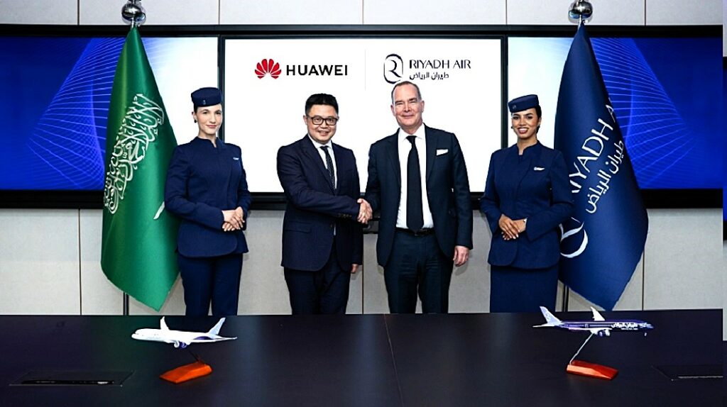 Riyadh Air et Huawei s’associent pour redéfinir l’expérience de voyage ...